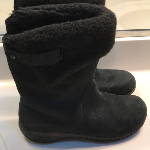 Merrell | Shoes | Merrell Womens Encore Boot Q2 Nubuck Leather Black ...